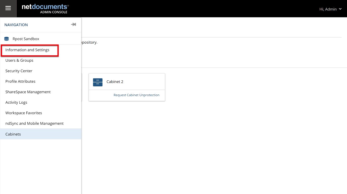 RSign - NetDocuments: Setup guide – RPost Help Center