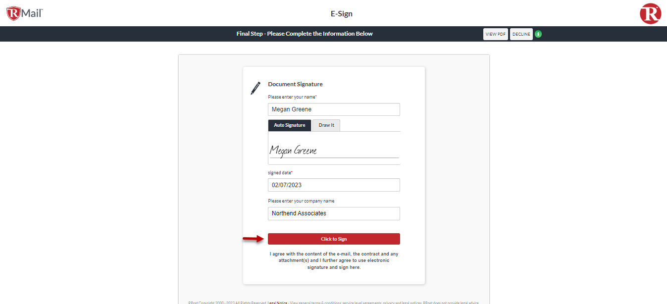 E-Signature – RPost Help Center