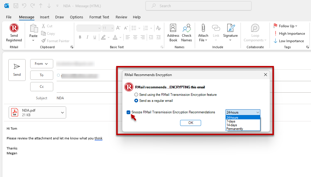 RMail Recommends – RPost Help Center