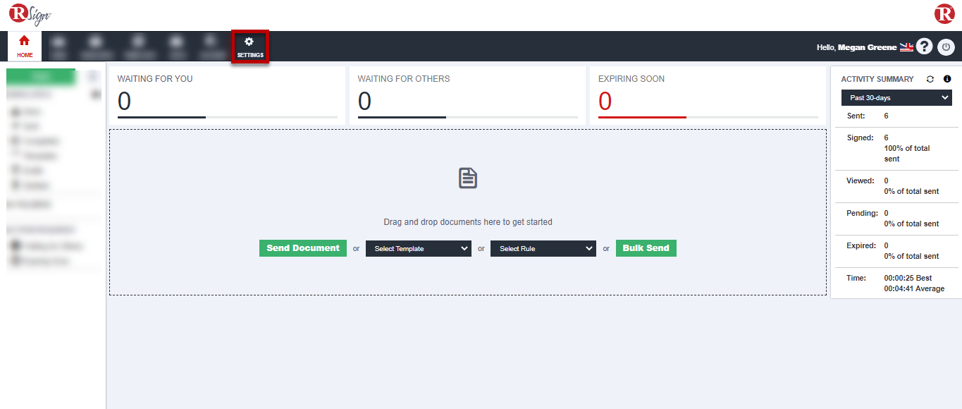 RSign - Bullhorn: Setup guide – RPost Help Center