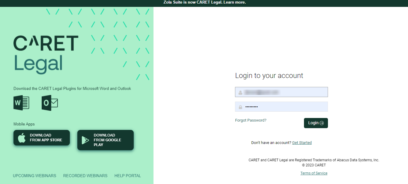 RMail - CARET Legal: User Guide – RPost Help Center