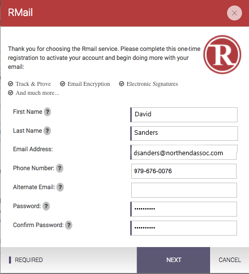 RMail - CARET Legal: User Guide – RPost Help Center