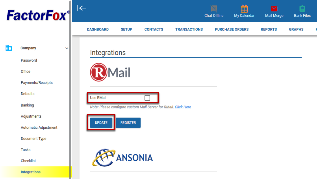 RMail - Factor Fox: Setup Guide – RPost Help Center