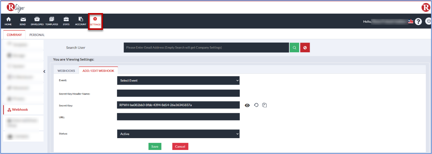 RSign - Nexsure: Setup guide – RPost Help Center