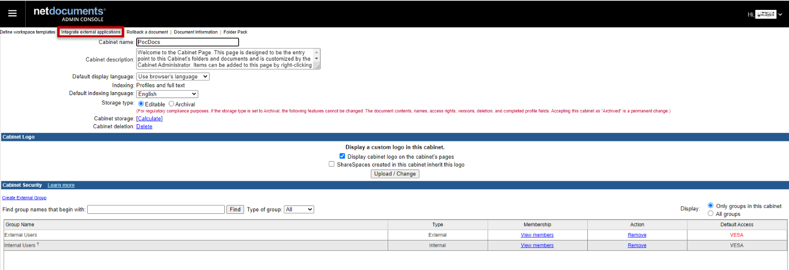 Rsign Netdocuments Setup Guide Rpost Help Center