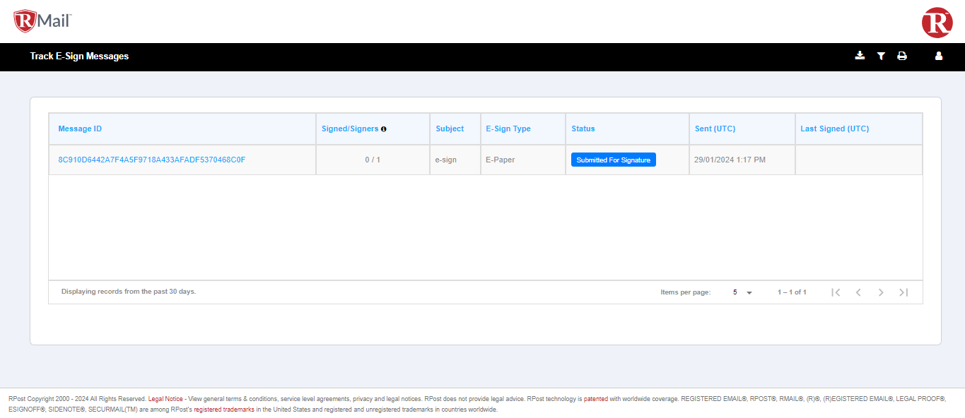 E-Signature – RPost Help Center