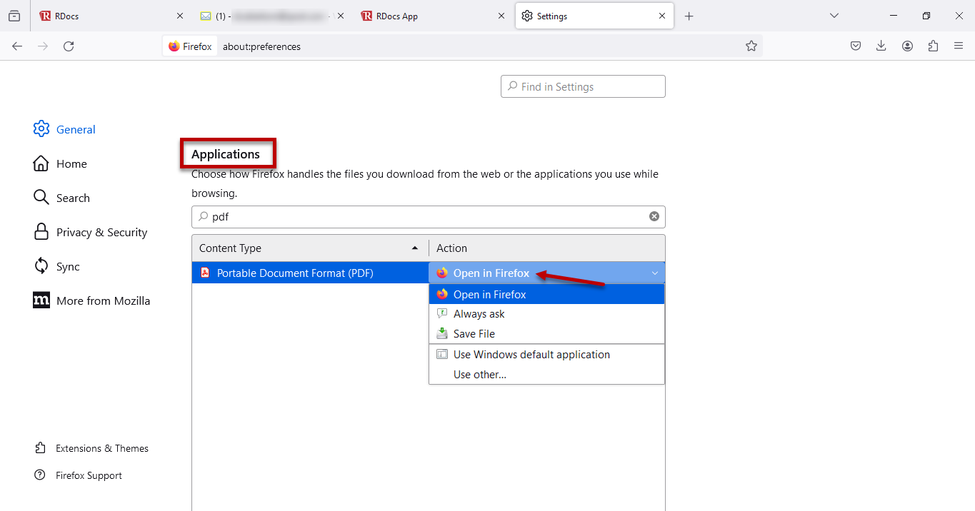 Printing an RPD™ when using Firefox – RPost Help Center