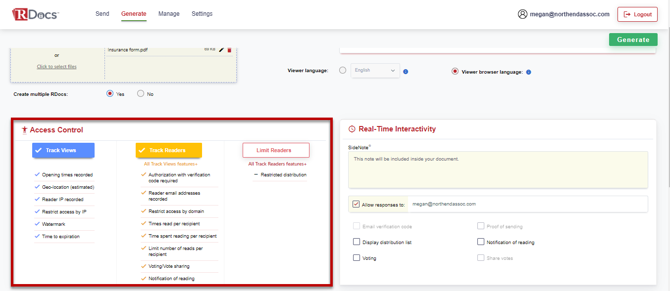 Generating and sending an RPD – RPost Help Center