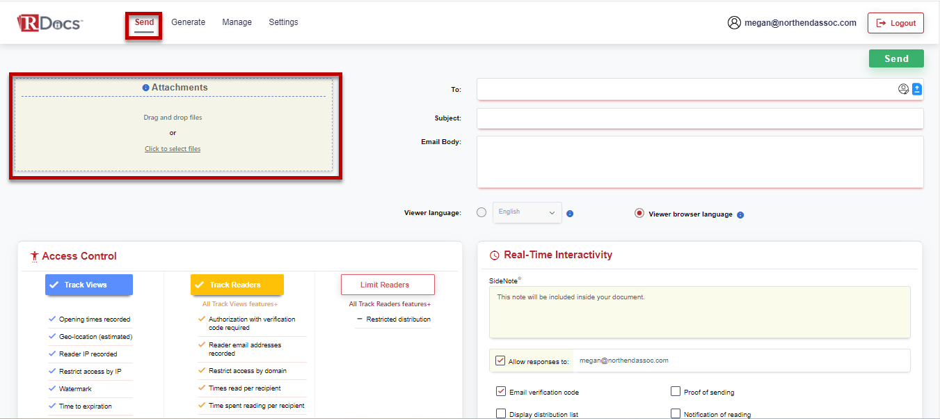 Generating and sending an RPD – RPost Help Center