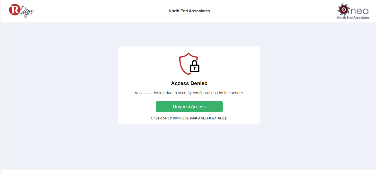 Requesting Access To A Document In Rsign Rpost Help Center